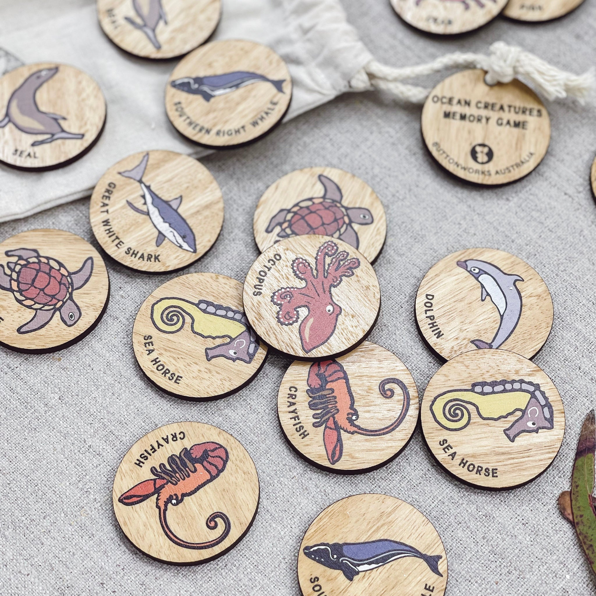 Ocean Creatures Memory Game – The Early Years Treasury