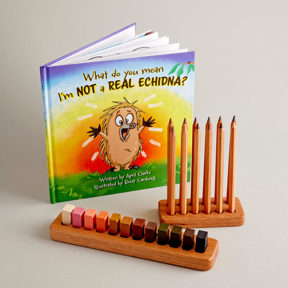 Natural Crayons - skin tones, Made in Melbourne – The Early Years Treasury